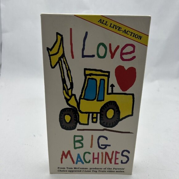 Media | I Love Big Machines Vhs Tm Tom Mccomas Tape | Poshmark
